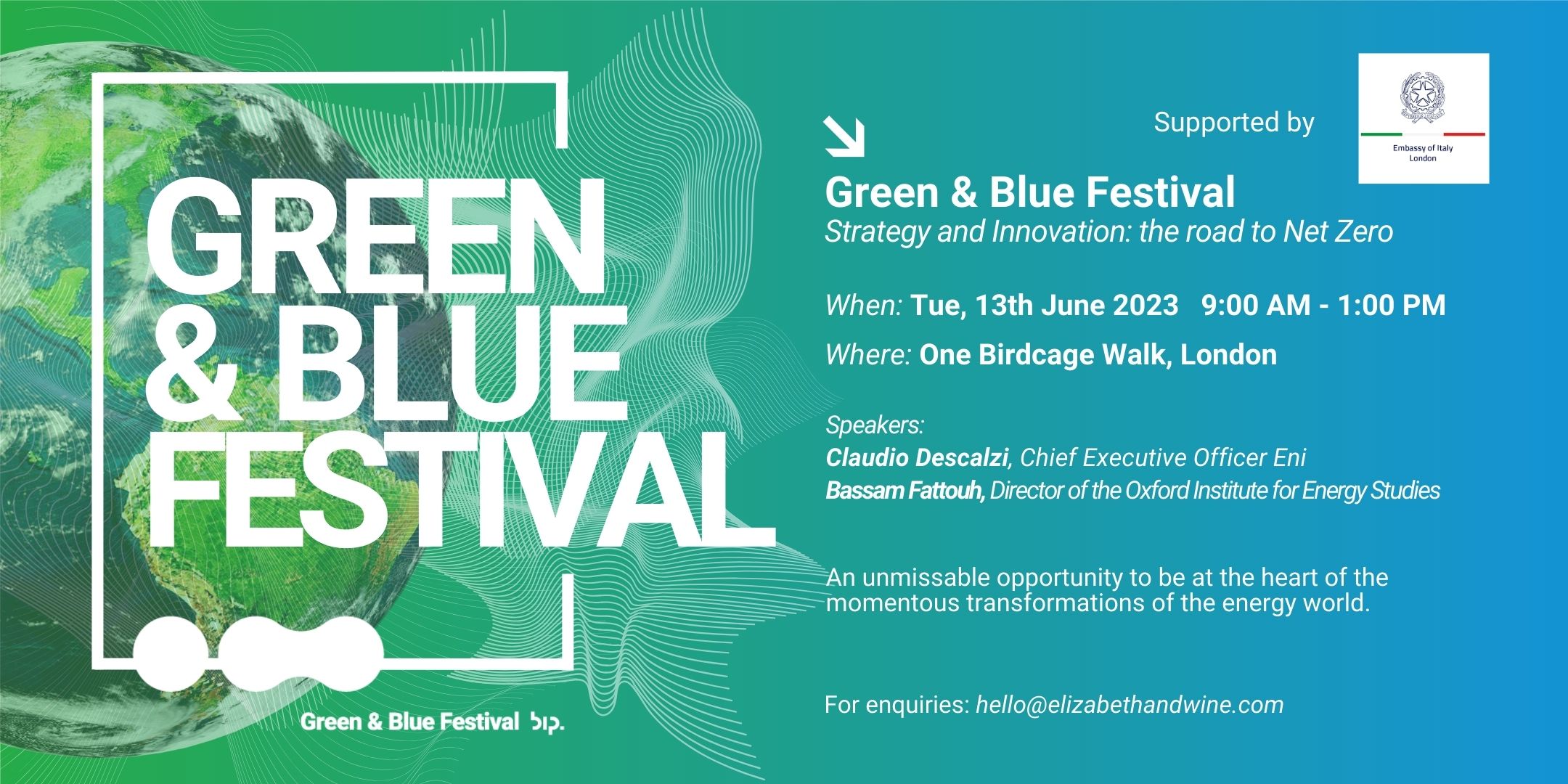 Green & Blue Festival, London - BIP Consulting