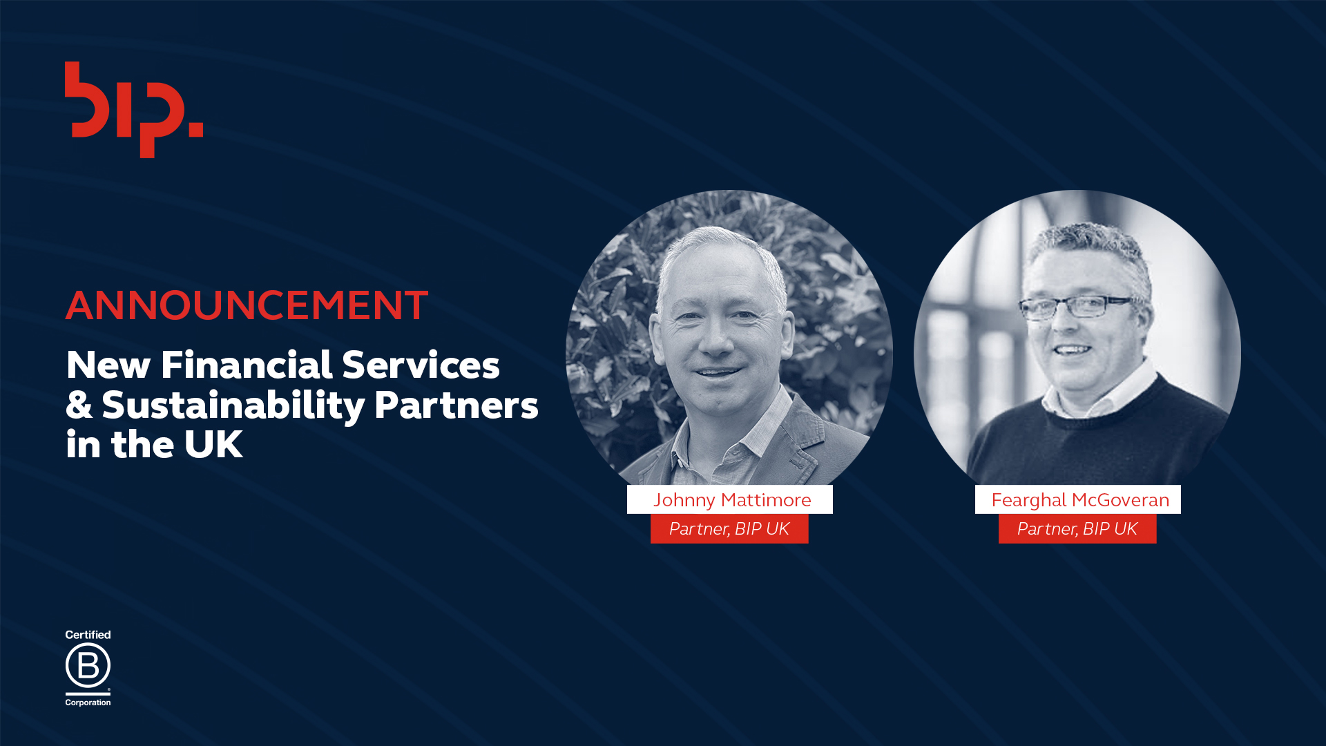 BIP Appoints New Financial Services & Sustainability Partners in the UK ...